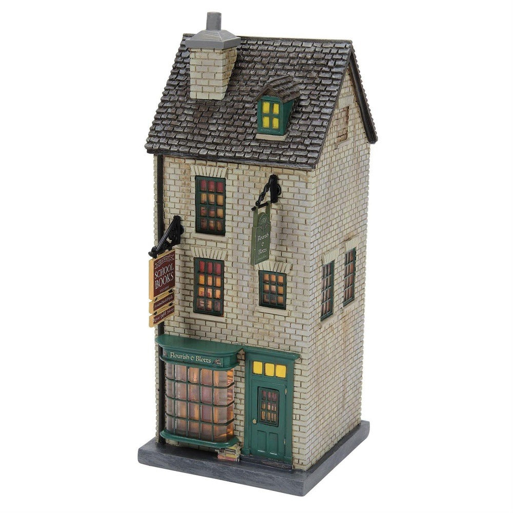 Department 56 Harry Potter Village: Flourish and Blotts – Sparkle Castle Department 56 Harry Potter Village: Flourish and Blotts – Sparkle Castle