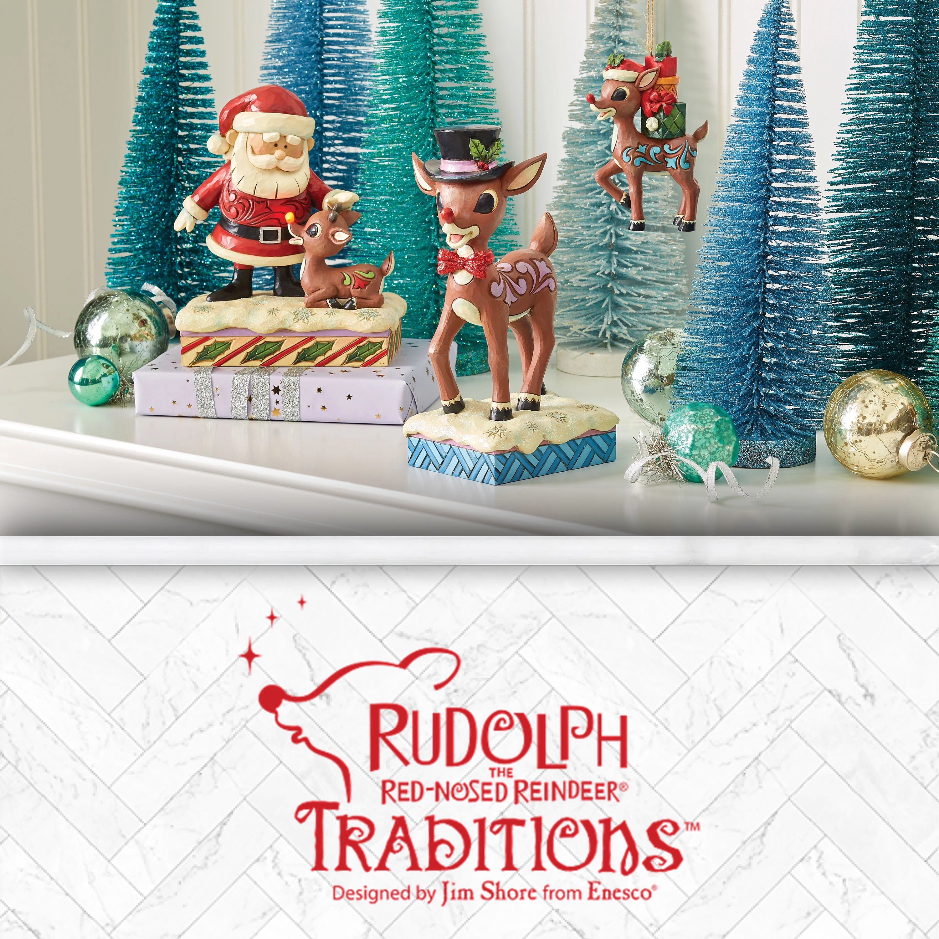 Jim Shore's Rudolph The Red Nosed Reindeer – Sparkle Castle