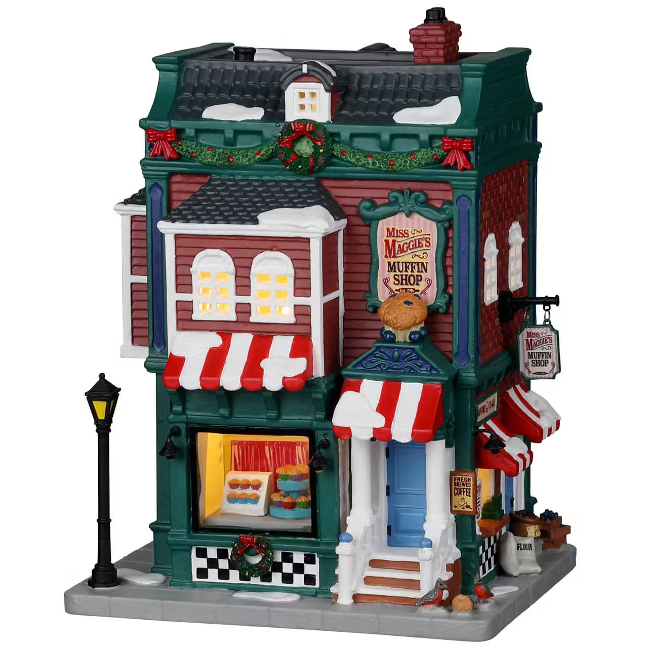 Lemax Caddington Village: Miss Maggie's Muffin Shop – Sparkle Castle