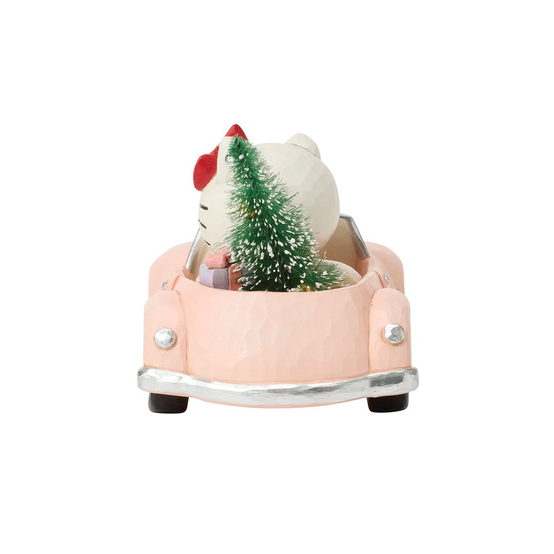 Jim Shore Sanrio: Hello Kitty Christmas Car Figurine – Sparkle Castle