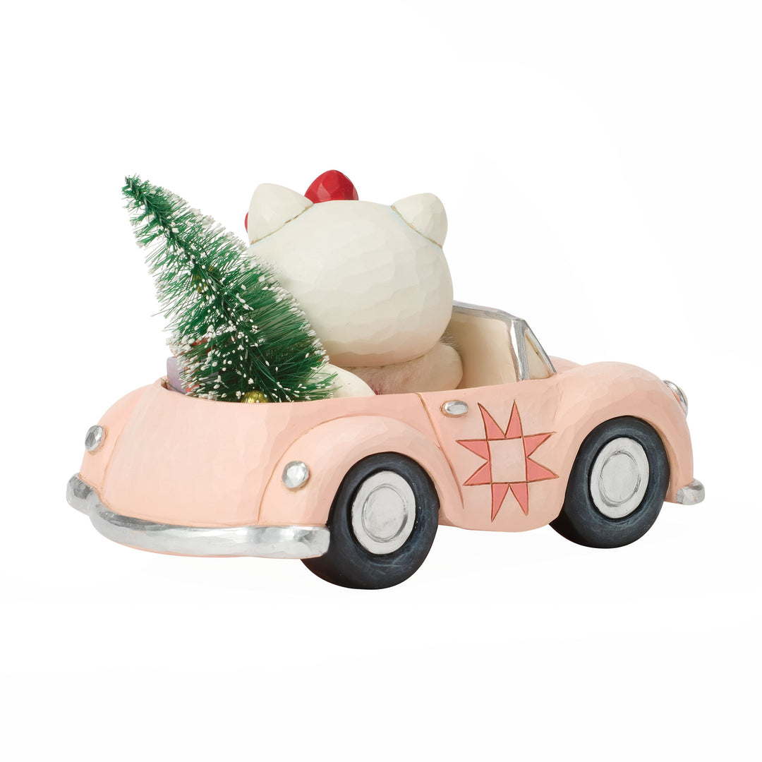 Jim Shore Sanrio: Hello Kitty Christmas Car Figurine – Sparkle Castle