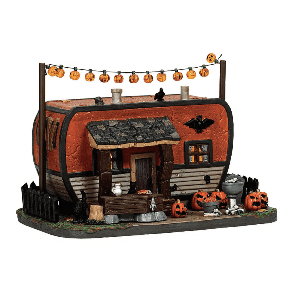 Lemax Spooky Town Halloween Village: Creepy Camper – Sparkle Castle