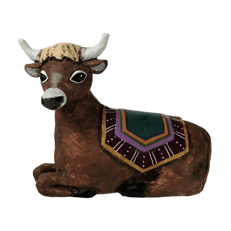 Lori Mitchell Nativity Collection: Holy Cow Figurine – Sparkle Castle